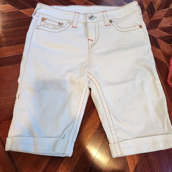 True Religion | Shorts | True Religion Riley Bermuda Stretch Denim ...